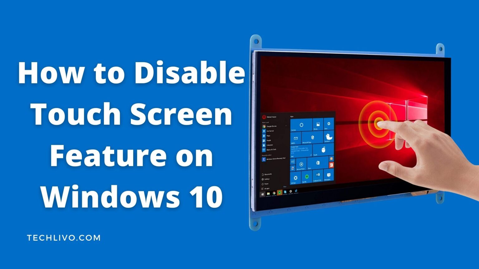 How To Disable Touch Screen on Windows 10 In 4 Easy Steps