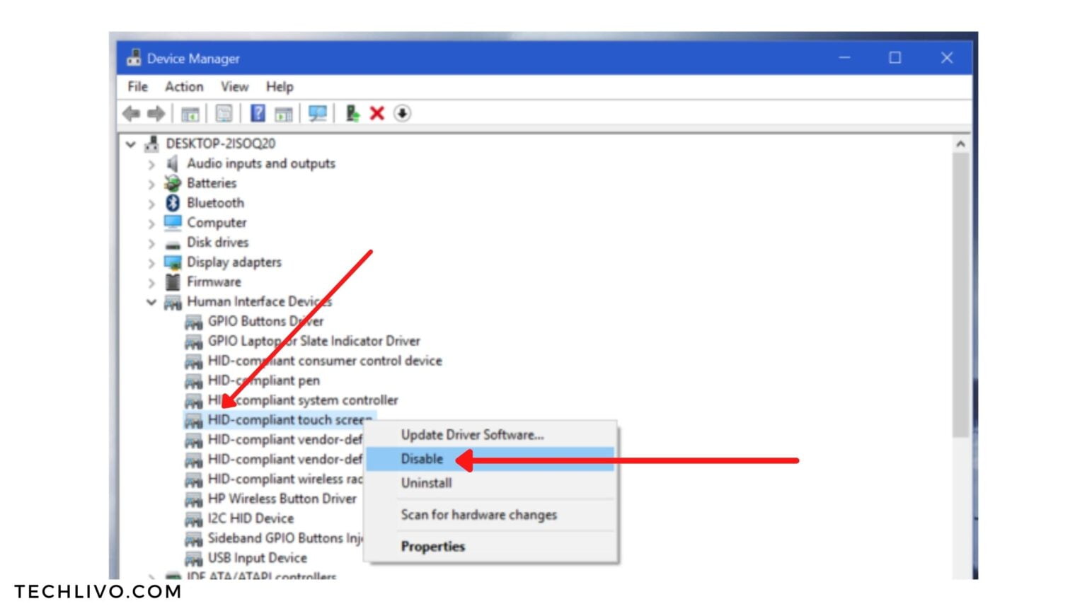 How To Disable Touch Screen on Windows 10 In 4 Easy Steps