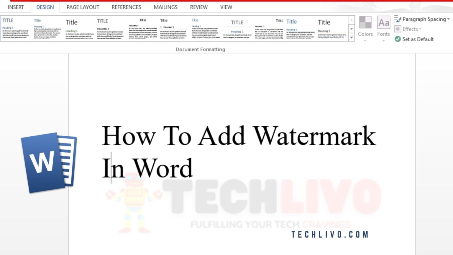 How To Insert Watermark In Word Step-By-Step With Pictures