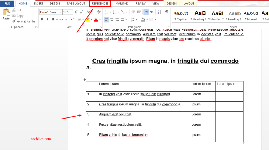 How To Add List Of Tables In Word Guide With Pictures 