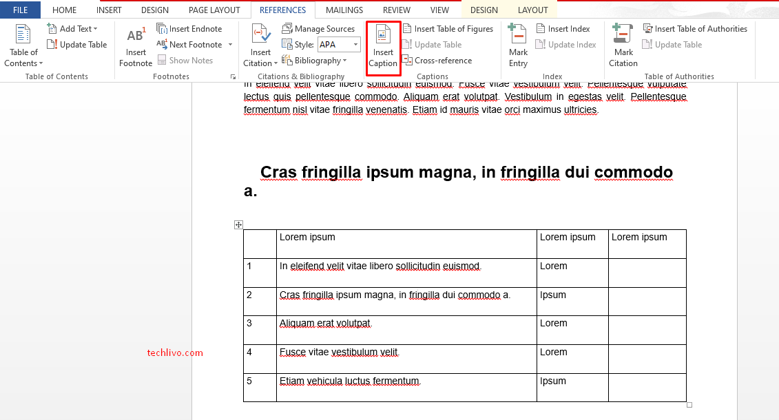 How To Add List Of Tables In Word (Guide With Pictures)